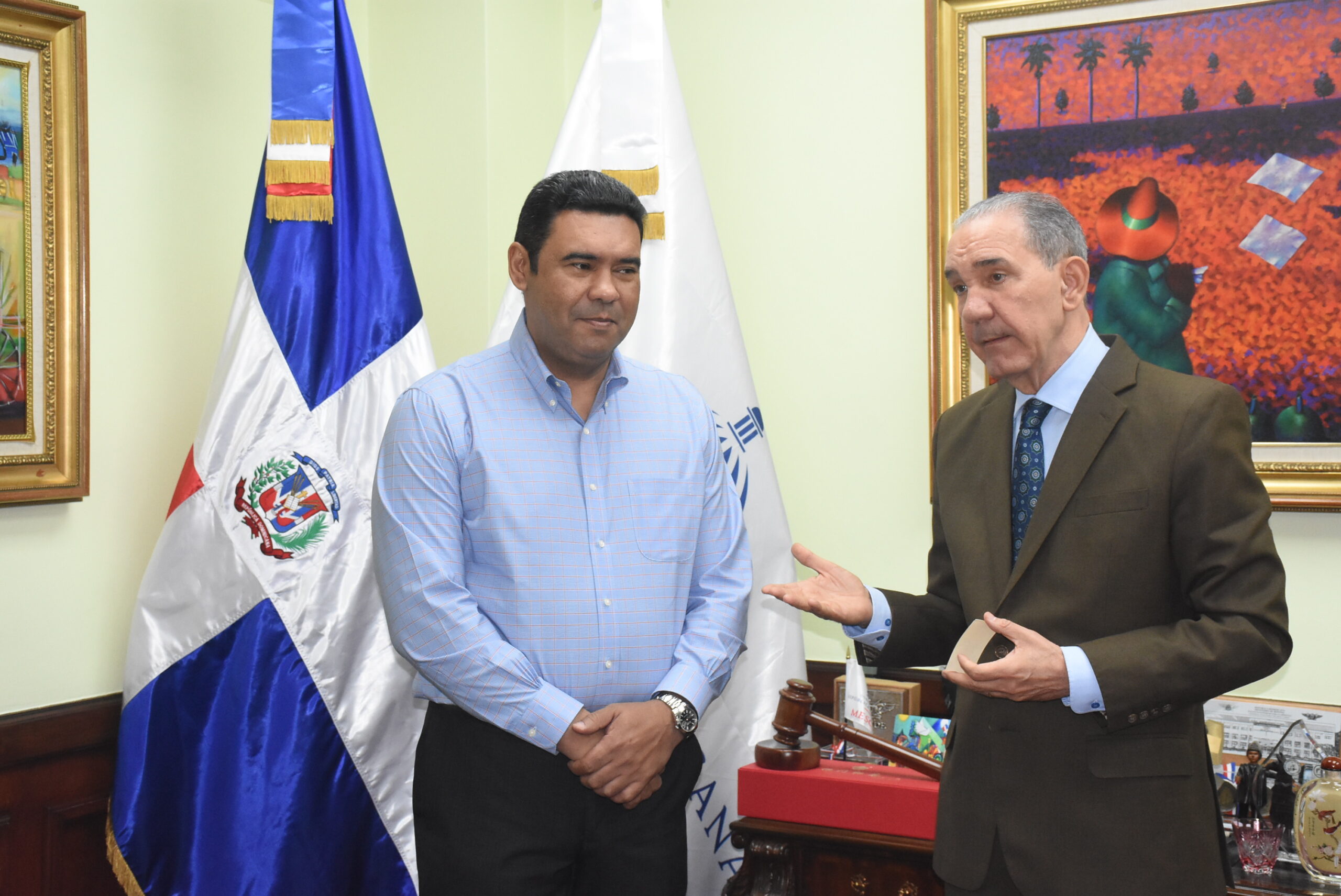 García Fermín y presidente de comisión Educación Superior, Ciencia y ...